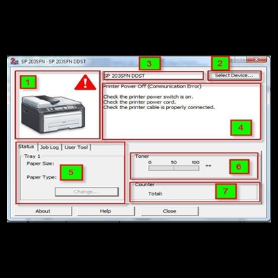 Cách xử lý sự cố cơ bản bằng Smart Organizing Monitor của máy in Ricoh